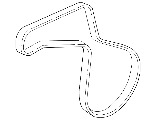 25212-2E660 - Serpentine Belt 2016-2019 Hyundai Sonata | Hyundai Parts Pro