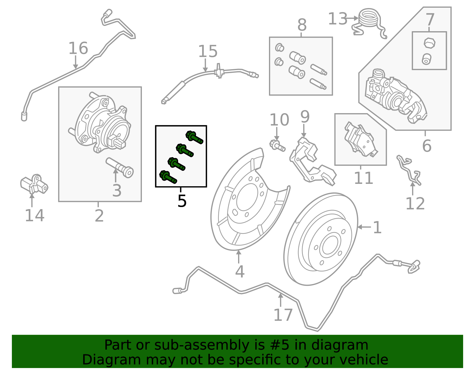 2012-2018 Ford Backing Plate Bolt W715064-S442 | OEM Parts Online