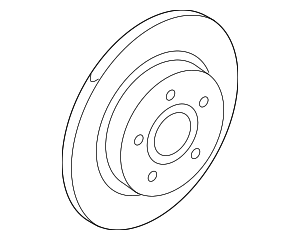 OEM Ford Brake Rotor For 2012-2018 Ford Focus - Part No. BV6Z-2C026-C ...