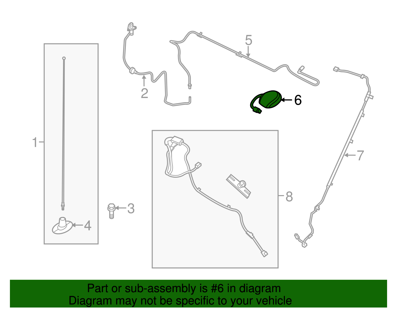 DC3Z-10E893-A - 2013-2016 Ford - Satellite Antenna | Dealer Auto Parts