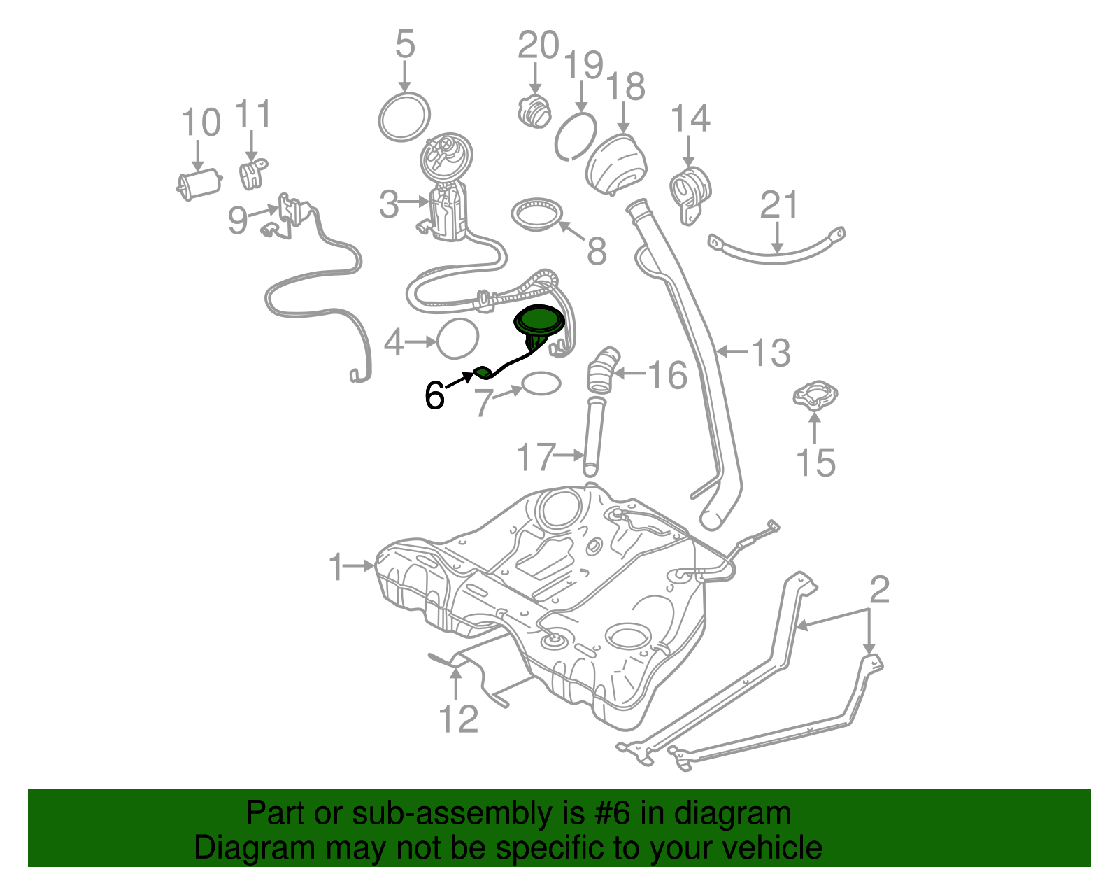 30645854 - High-Quality Fuel Gauge Sending Unit for 1999-2007 Volvo ...