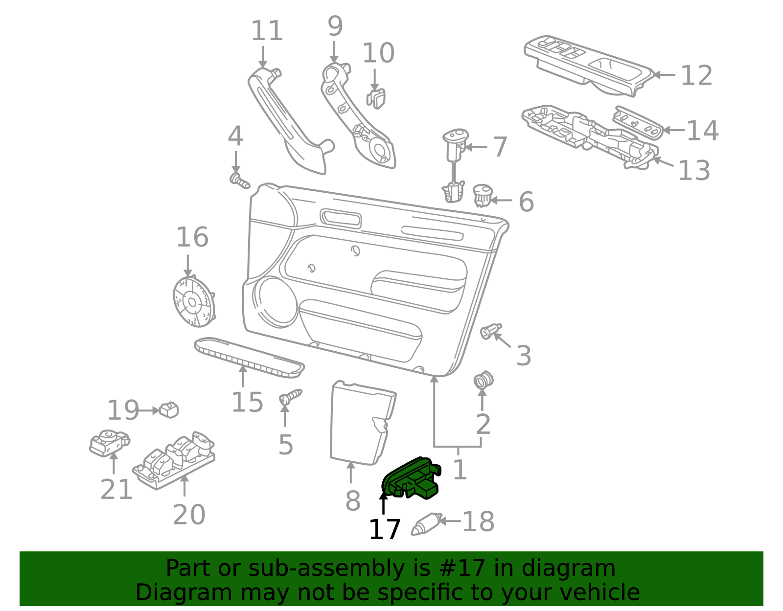 1J0-947-411-E - Courtesy Lamp 1999-2006 Volkswagen | Volkswagen Parts ...