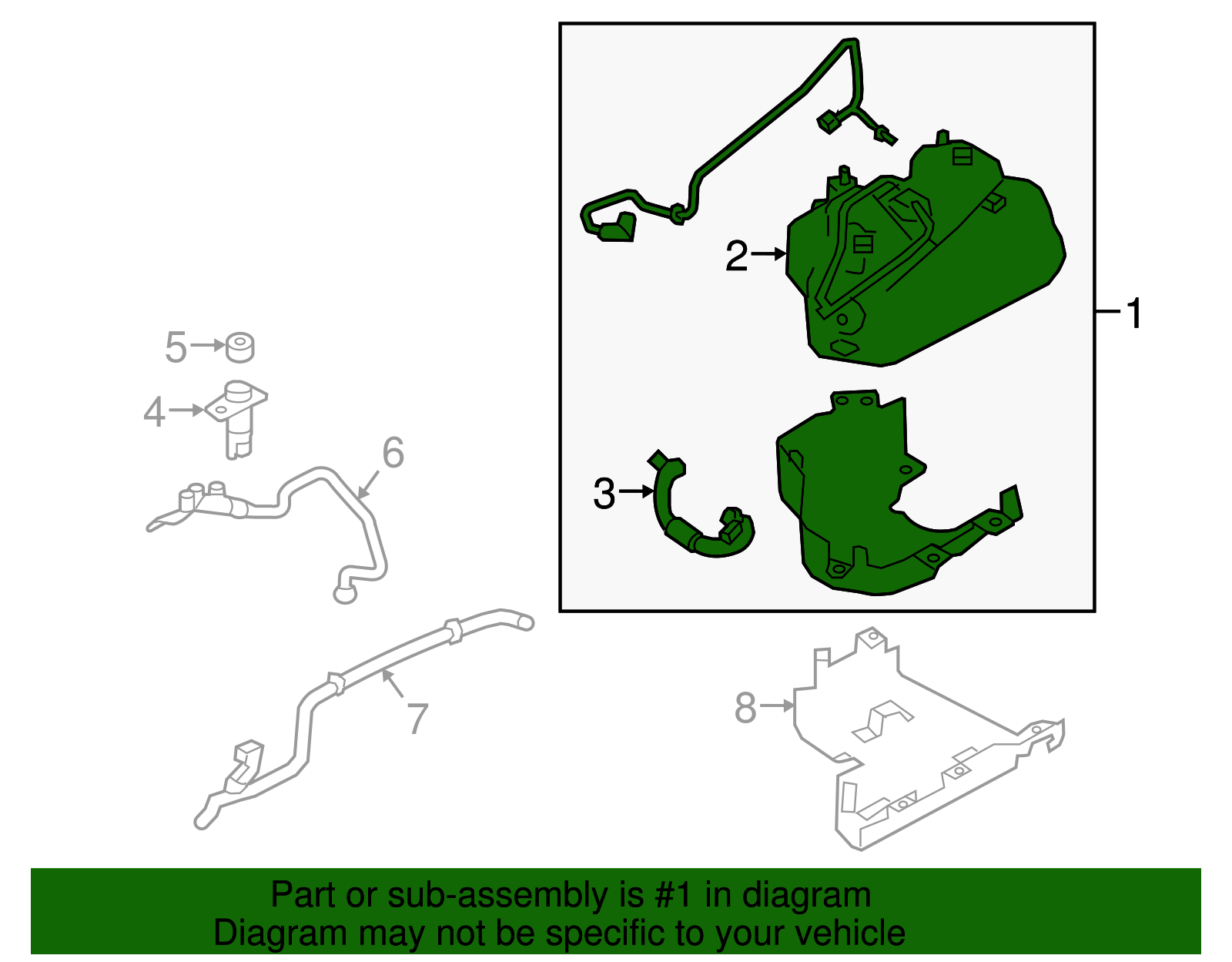 2015-2021 Land Rover Fuel Tank LR160433 | OEM Parts Online