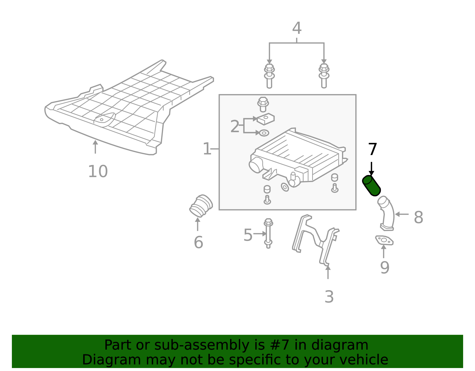 17282-RWC-A01 - High-Quality Inlet Hose for AutoNation Parts