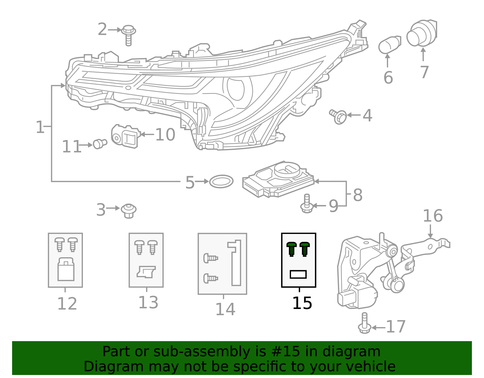 Genuine Official Toyota Headlight Bracket part# 81194-12270 for ...