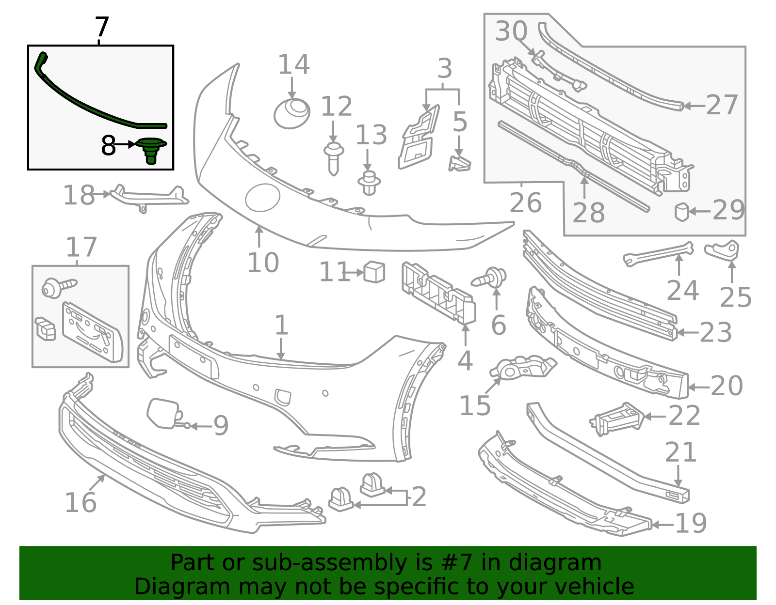 53395-47070 - Front Seal 2023-2025 Toyota | Longo Toyota Parts