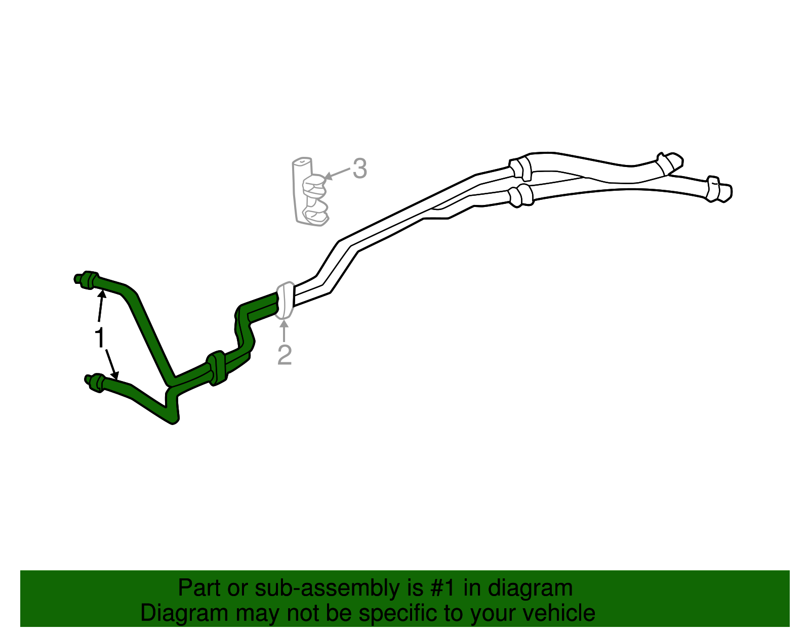 2005-2007 Jeep Liberty Tube 55037785AE | Mopar Parts Canada
