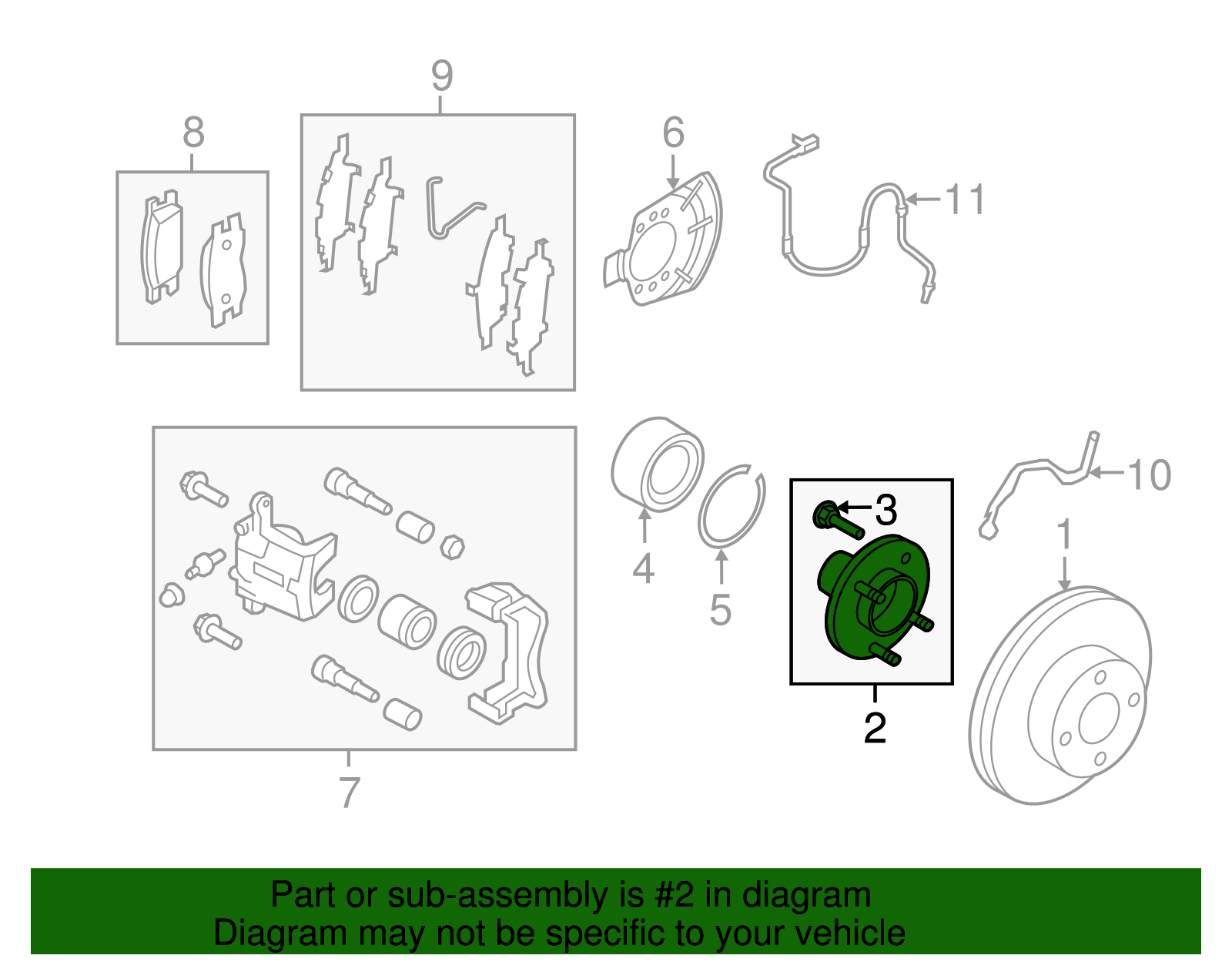 2012-2025 Nissan Hub 40202-AX000 | OEM Parts Online