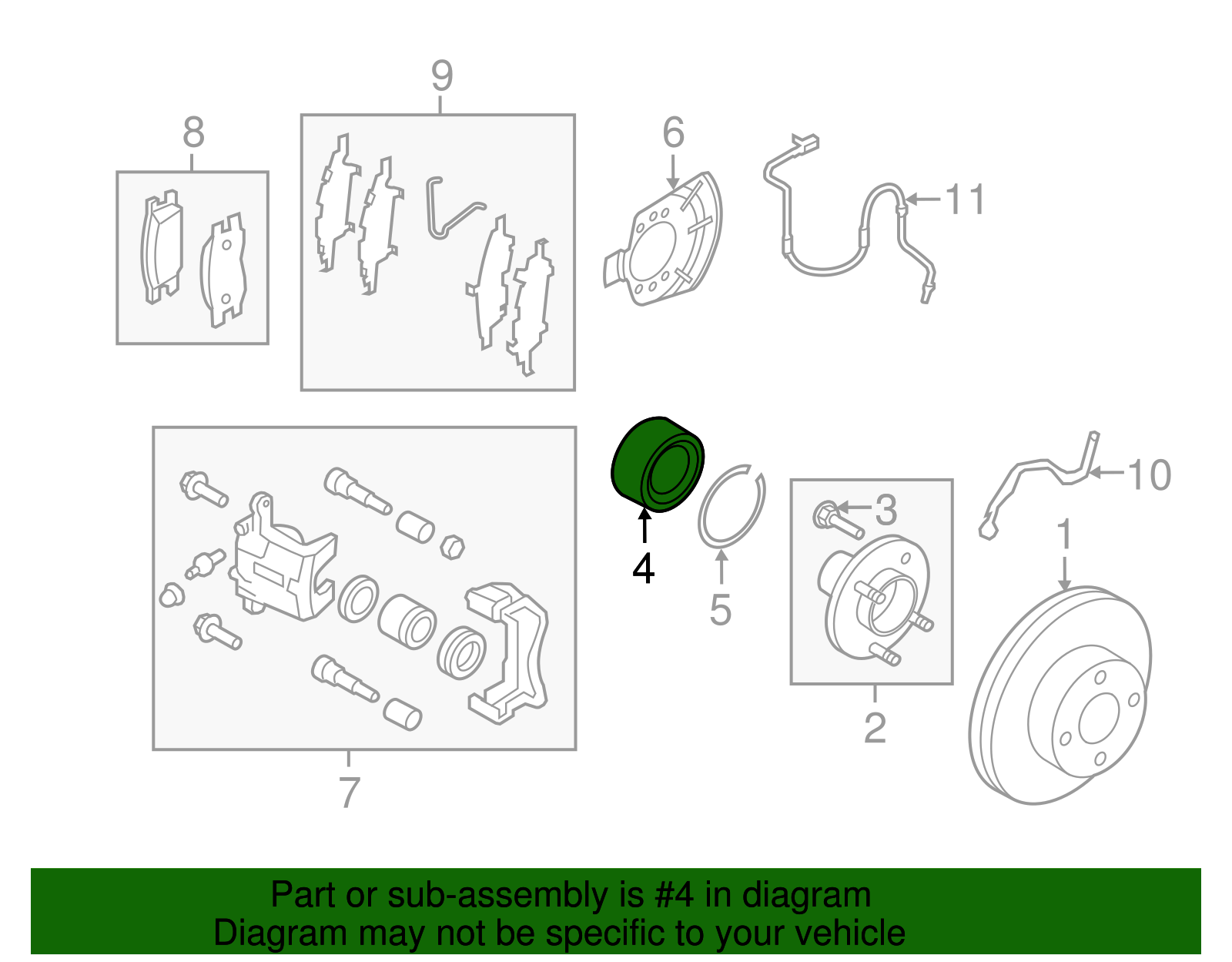 2012-2019 Nissan Bearing 40210-1HM0A | OEM Parts Online