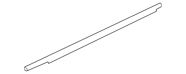 84180438 - Front Passenger Side Door Window Belt Reveal Molding 2016 ...