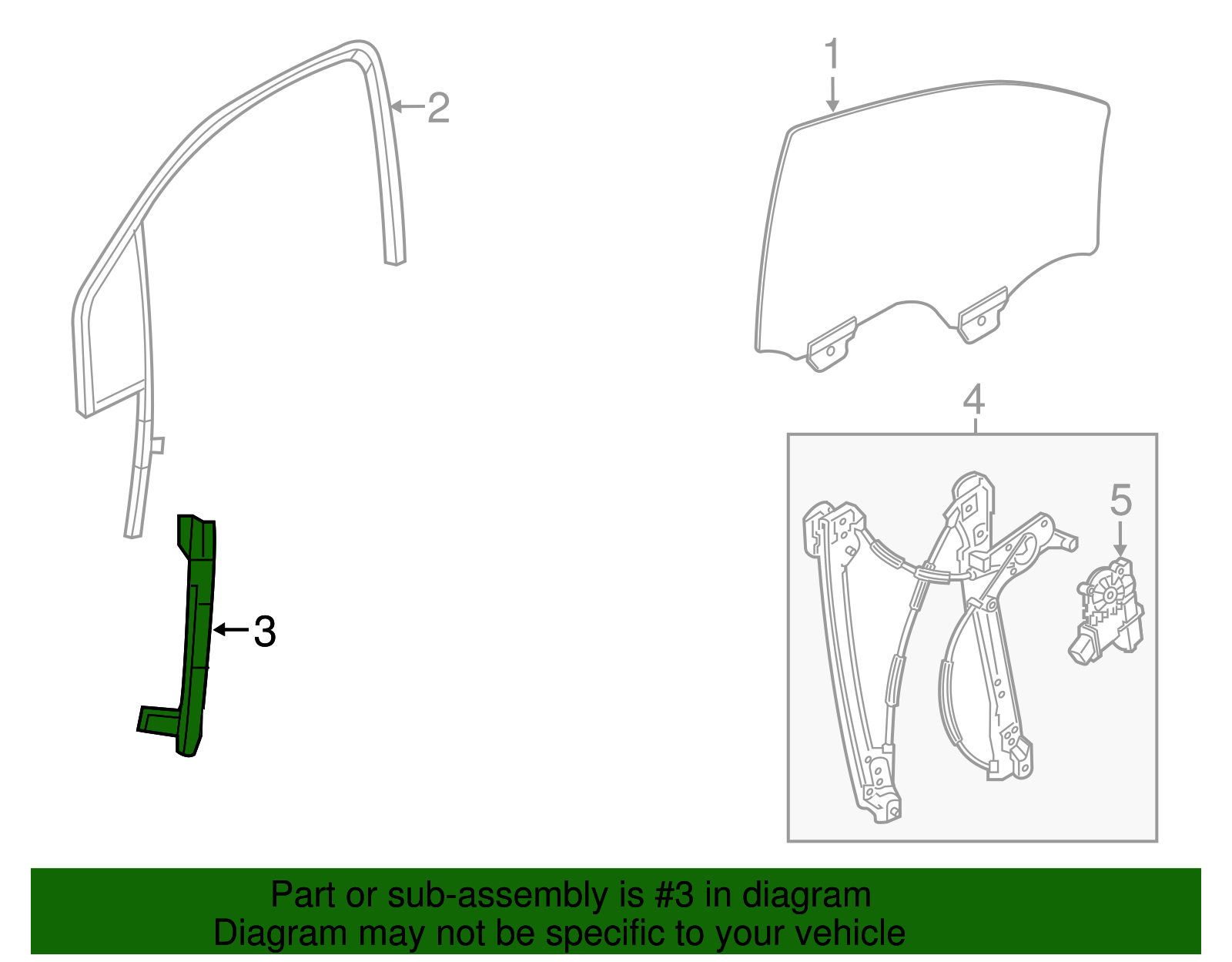 2021-2025 Buick Envision Front Guide 85579628 GM | GMPartsDirect.com