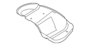 AL8Z-9B007-A - Tank Shield 2010-2012 Ford | Ford Parts Connect