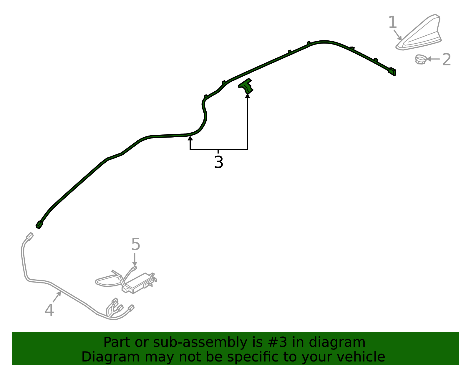 96230-J9250 - 2022-2023 Hyundai - Antenna Cable | Hyundai Parts Express