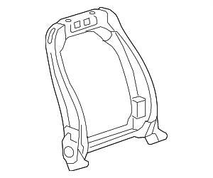 2010-2015 Chevrolet Camaro Front Seat Back Frame 13598492 | Shop Matick ...