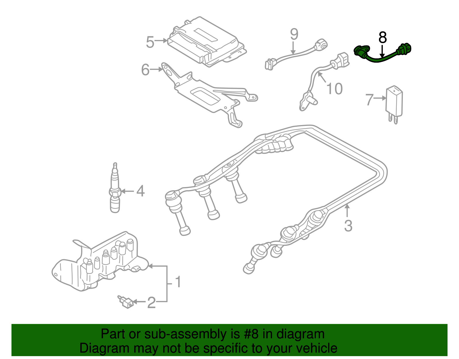 39180-37150 - Crankshaft Position Sensor 1999-2009 Hyundai | Hyundai ...