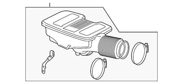 2019-2025 GM Air Cleaner Outlet Duct 84467639 GM | GMPartsDirect.com