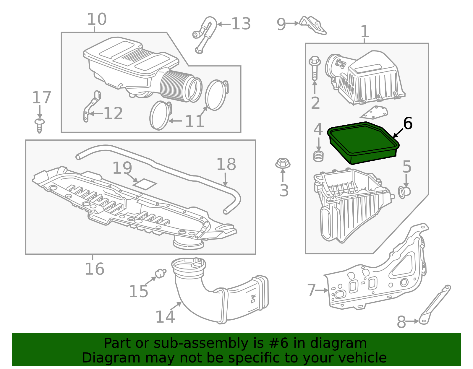 84121219 - Air Filter ACDelco A3244C 2019-2025 GM | Chevrolet Parts Direct