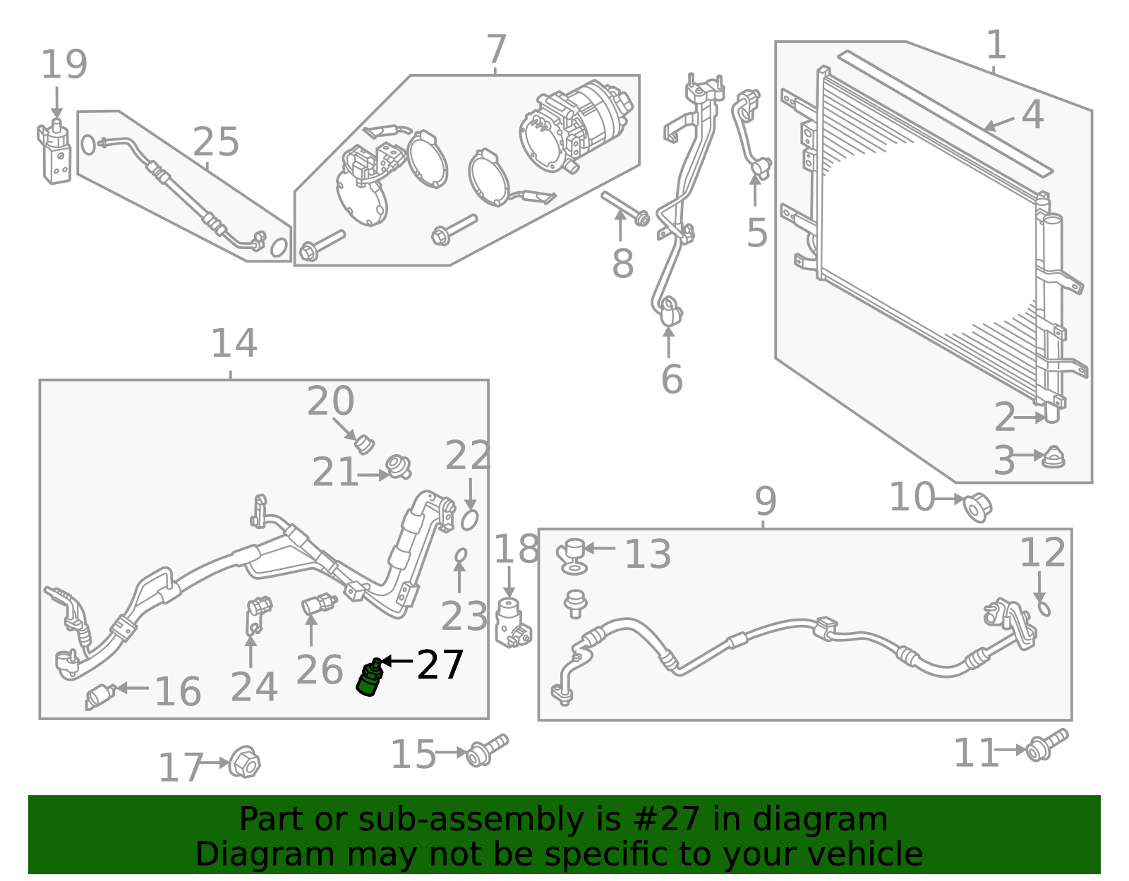 2015-2022 Kia | Temp Sensor | 97615-E4000 | Kia Auto Parts