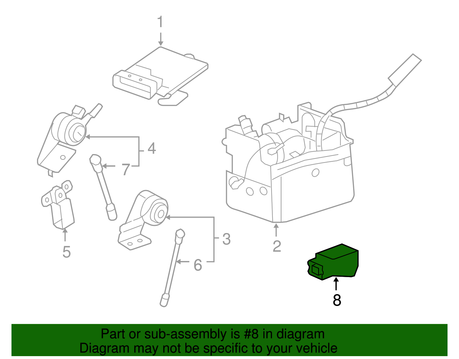2007-2014 GM Vehicle Yaw Sensor 22743204 | Capital Chevy Parts
