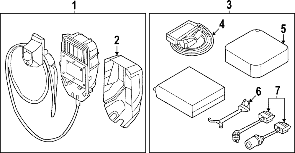 LJ9Z-10B706-T - Charge Cable 2023-2025 Ford E-Transit | Ford Parts Direct
