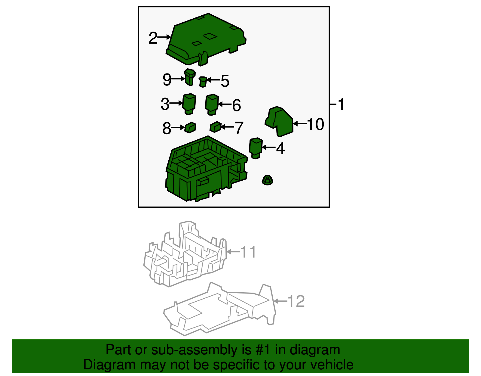 20972849 - OEM GM Fuse & Relay Box | GMPartsCenter.net | GM Parts Center