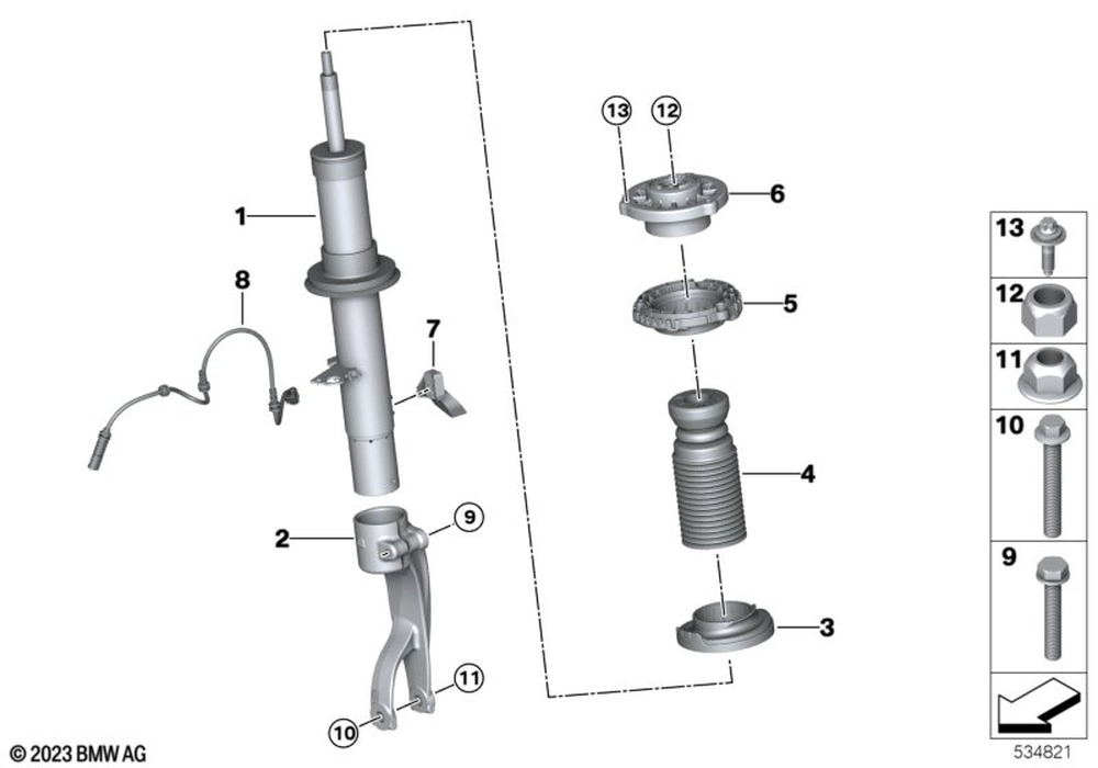 31308092140 - BMW Spring Pad Upper Retail Performance Auto Parts