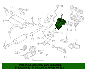 36011374 - Catalytic Converter - 2015-2020 Volvo | Volvo OEM Parts Direct