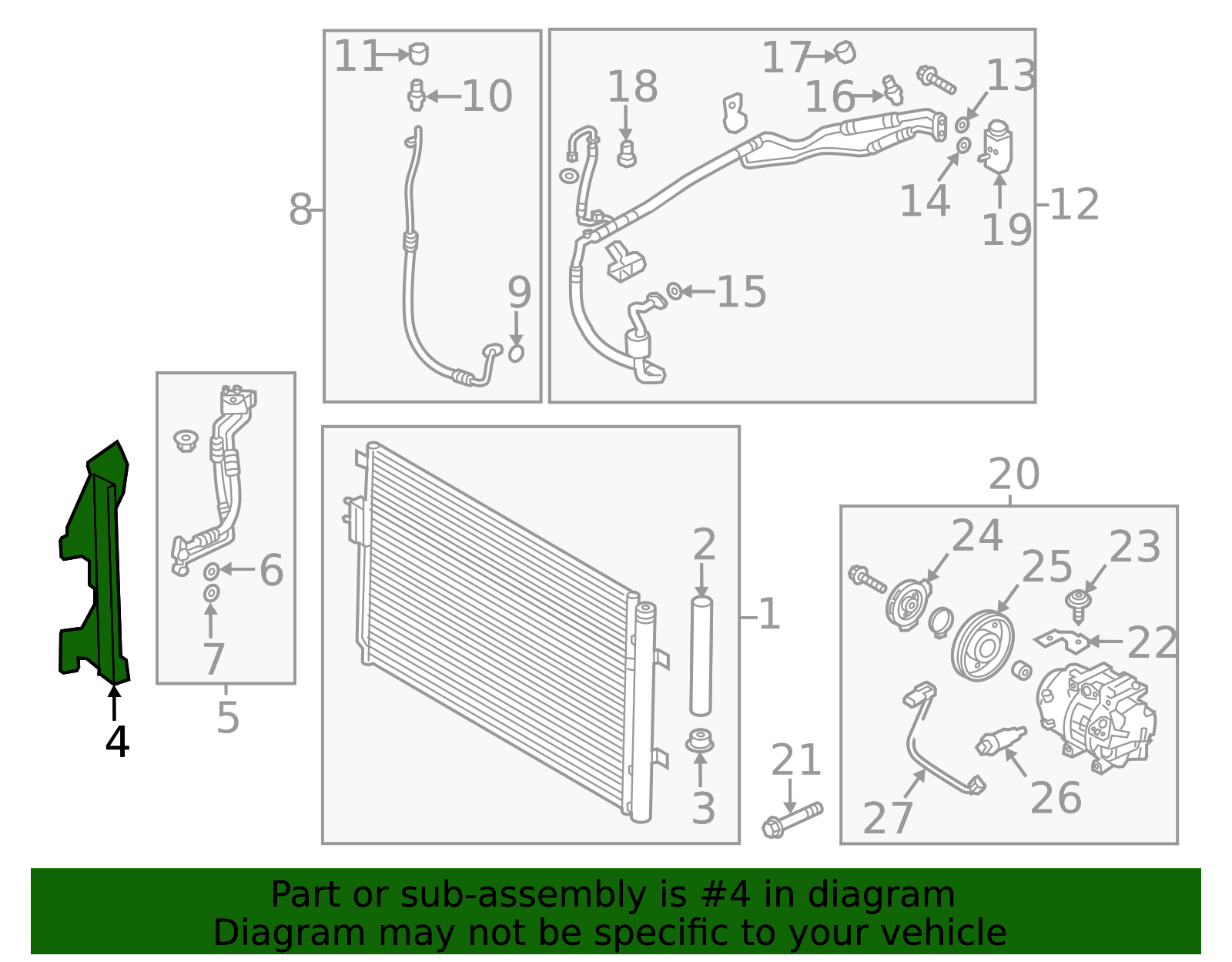 29136-B8800 - High-Quality Radiator Support Baffle for 2013-2019 ...