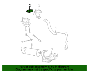 Exhaust Gas Re-Circulation (Egr) Valve Gasket 3C3Z-9N693-FA | OEM Parts ...