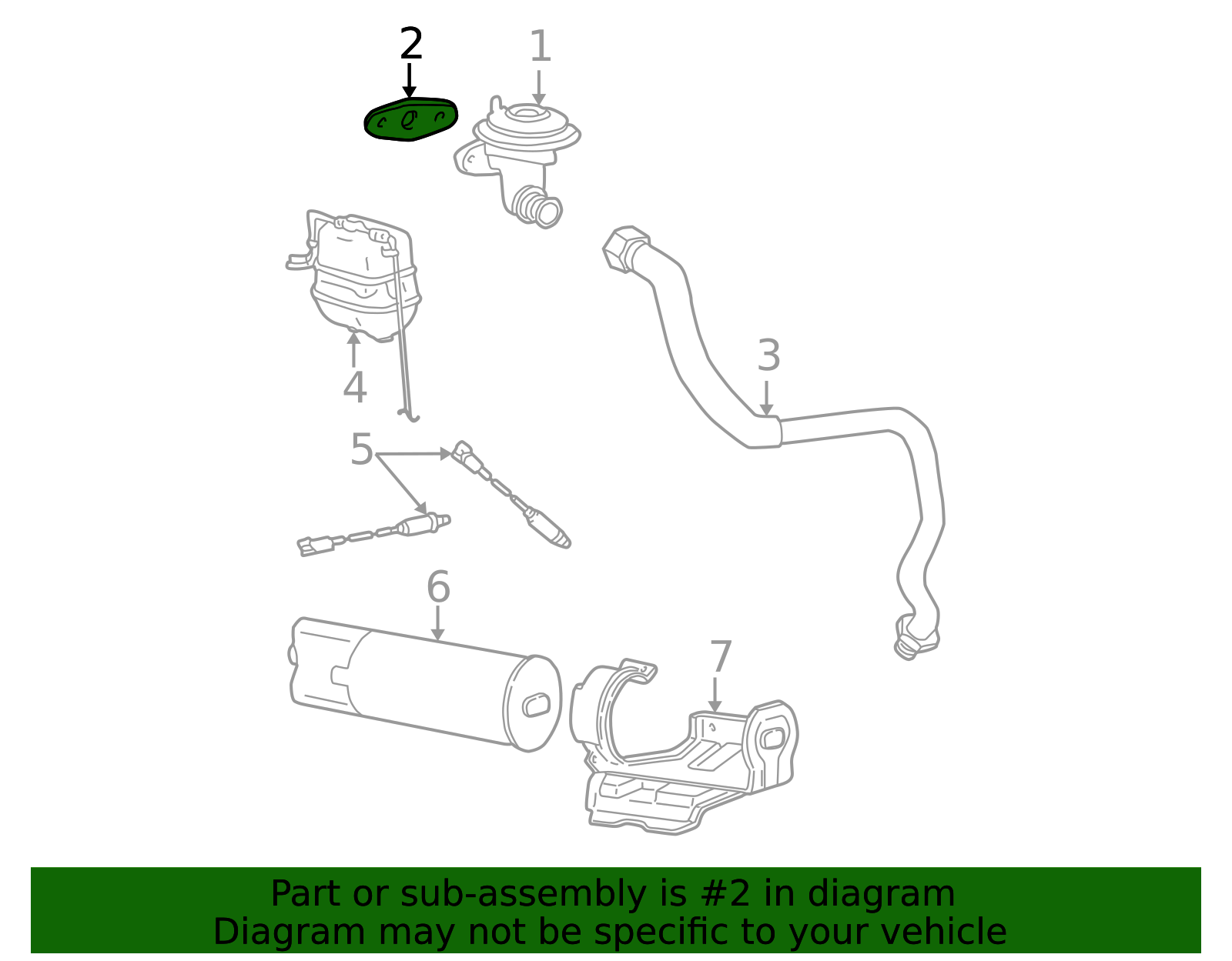 Exhaust Gas Re-Circulation (Egr) Valve Gasket 3C3Z-9N693-FA | OEM Parts ...