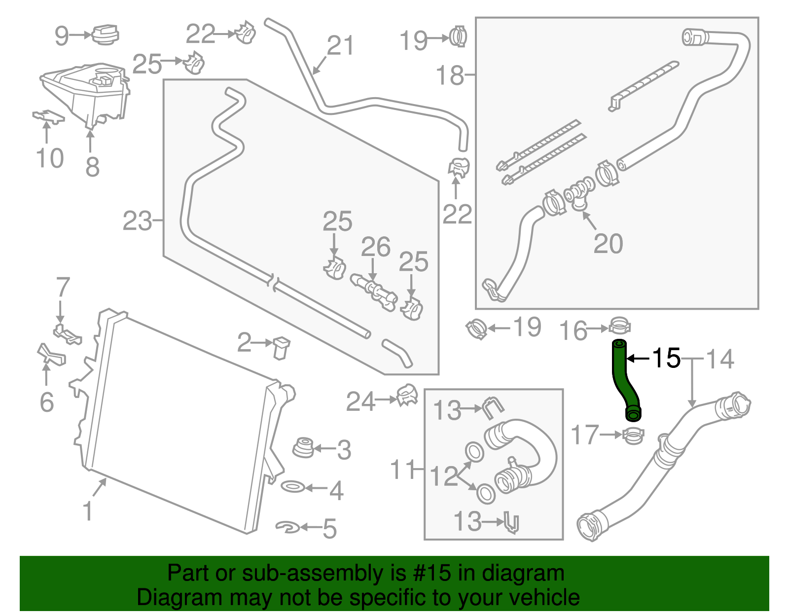 7L8-121-073-G - Connector Hose 2011-2015 Audi Q7 | Audi OEM Parts Guy