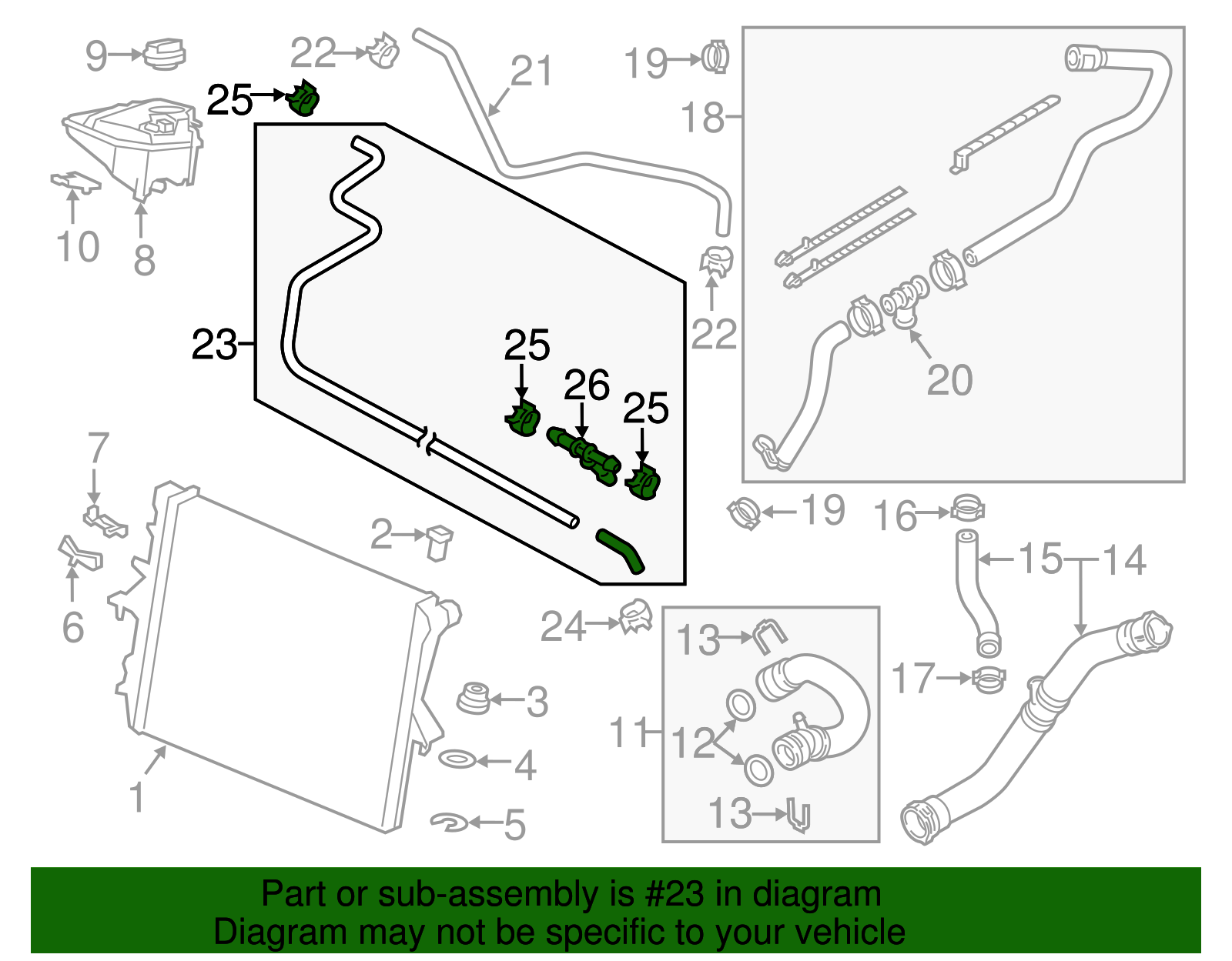 7L6-122-447-BD - Overflow Hose 2011-2015 Audi Q7 | Audi OEM Parts Guy