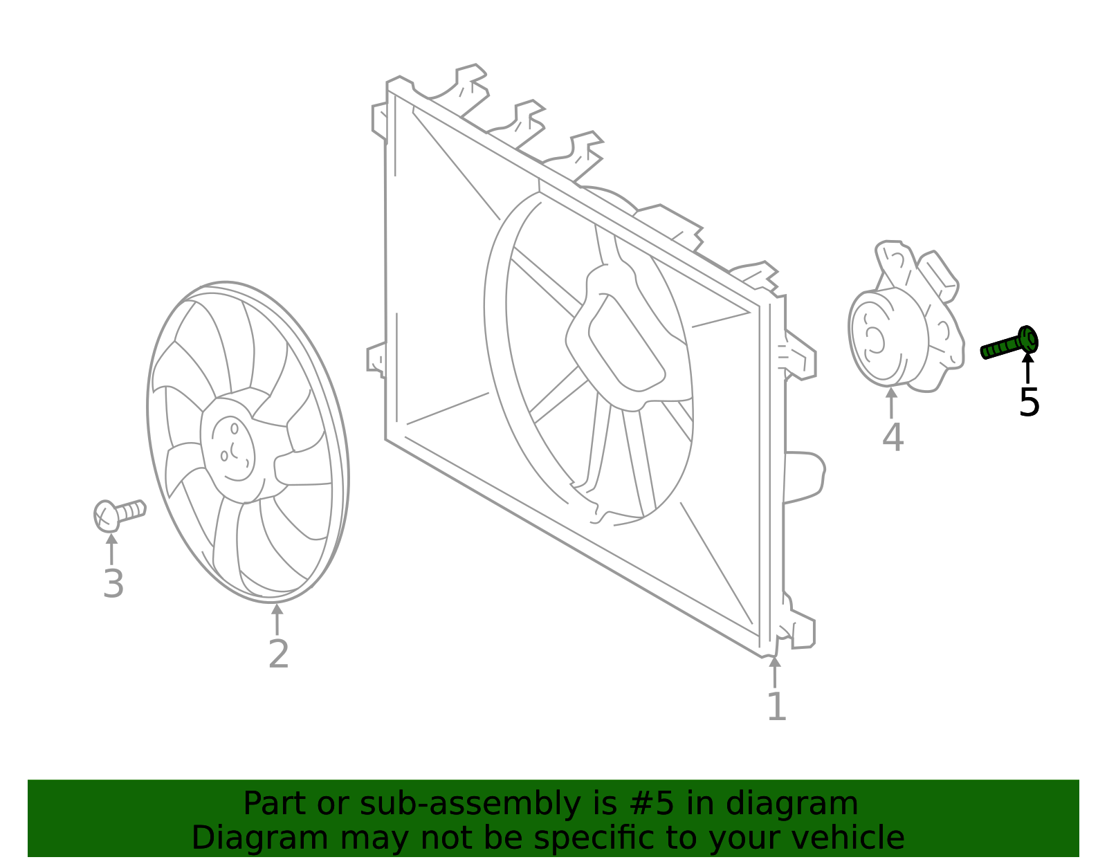 2017-2025 Toyota Fan Motor Bolt 90099-04633 | Bam Wholesale Parts
