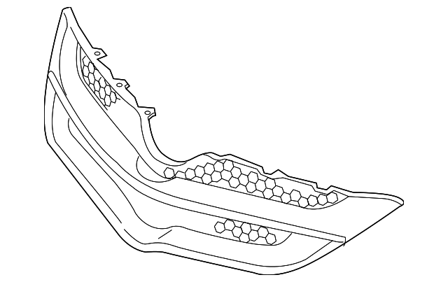 2009-2012 Toyota Yaris Upper Grille 53111-52580-B2 | Toyota Parts Center