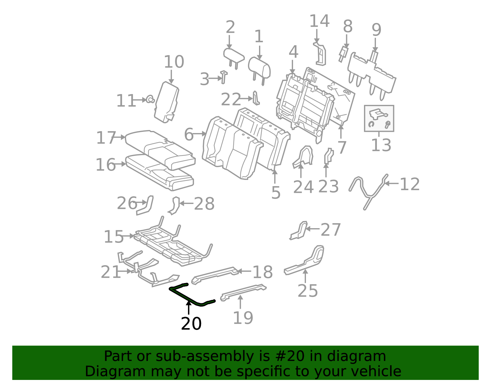 72173-0C020 - Adjust Handle Norm Reeves Toyota Dallas Parts