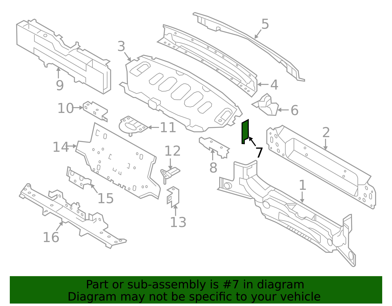 2017-2019 Land Rover Range Rover Evoque Vibration Damper Bracket ...