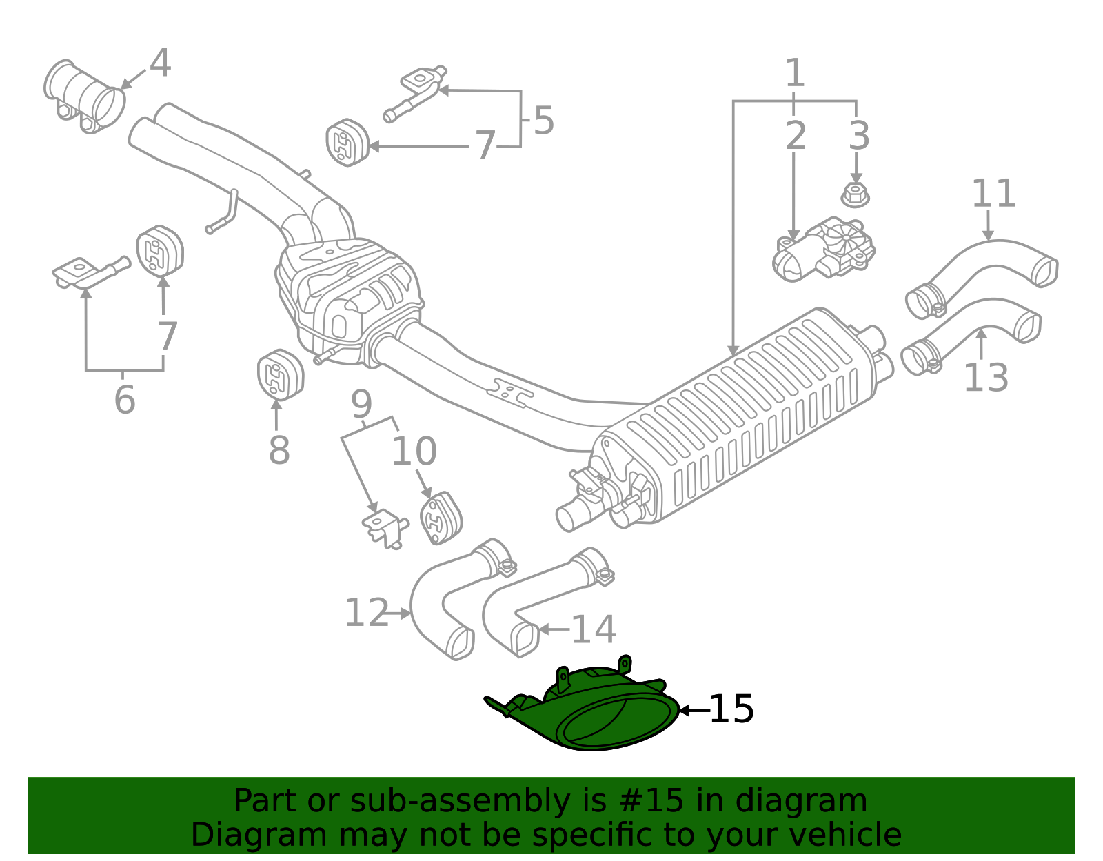 4M8-253-825-A - Diffuser Tips 2020-2024 Audi RS Q8 | Audi OEM Parts Guy