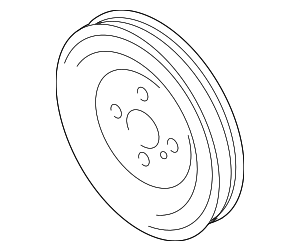 25221-23020 - Engine Water Pump Pulley - 2005-2012 Hyundai | World OEM ...