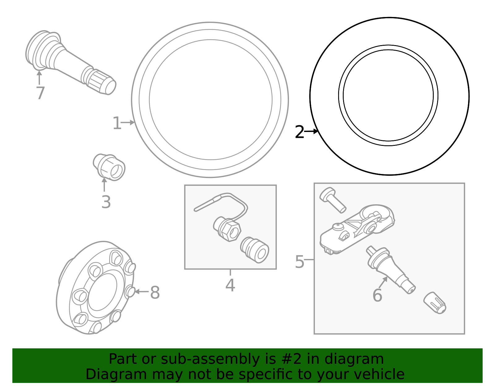 2021-2026 Ford F-350 Super Duty Wheel Assembly JC3Z-1007-D | OEM Parts ...