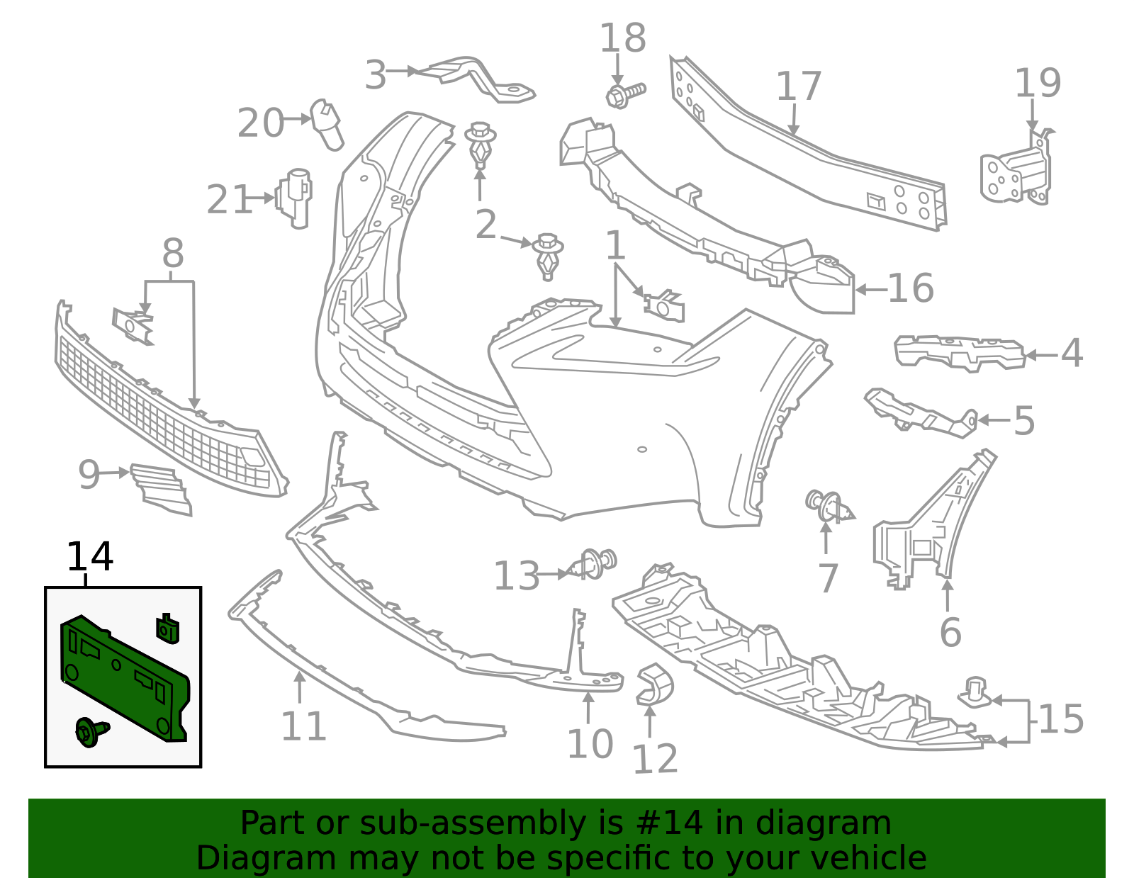 52114-78080 - High-Quality License Plate Bracket for AutoNation Parts