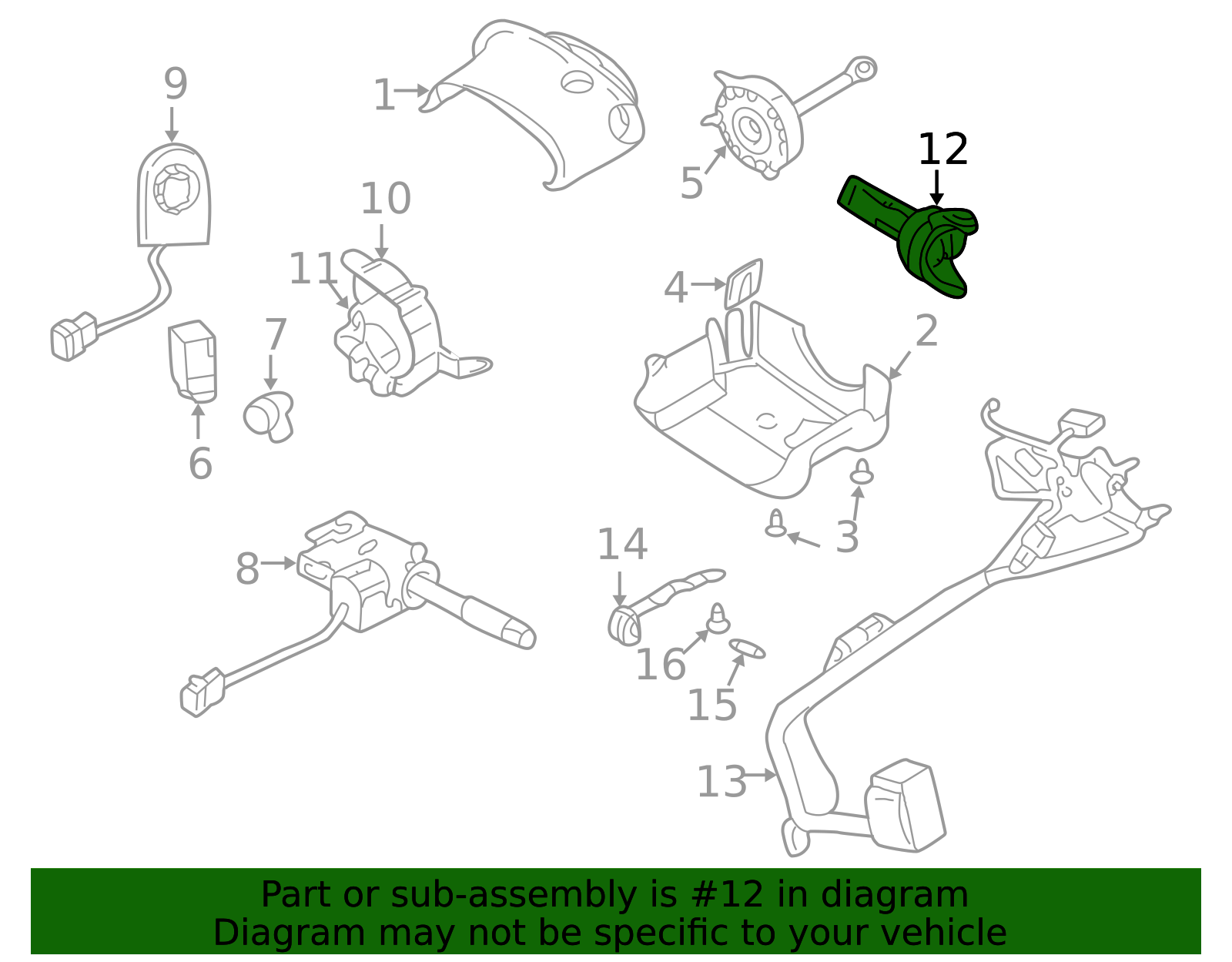 89024857 - Uncoded Ignition Lock Cylinder - 1997-2007 GM | World Parts ...