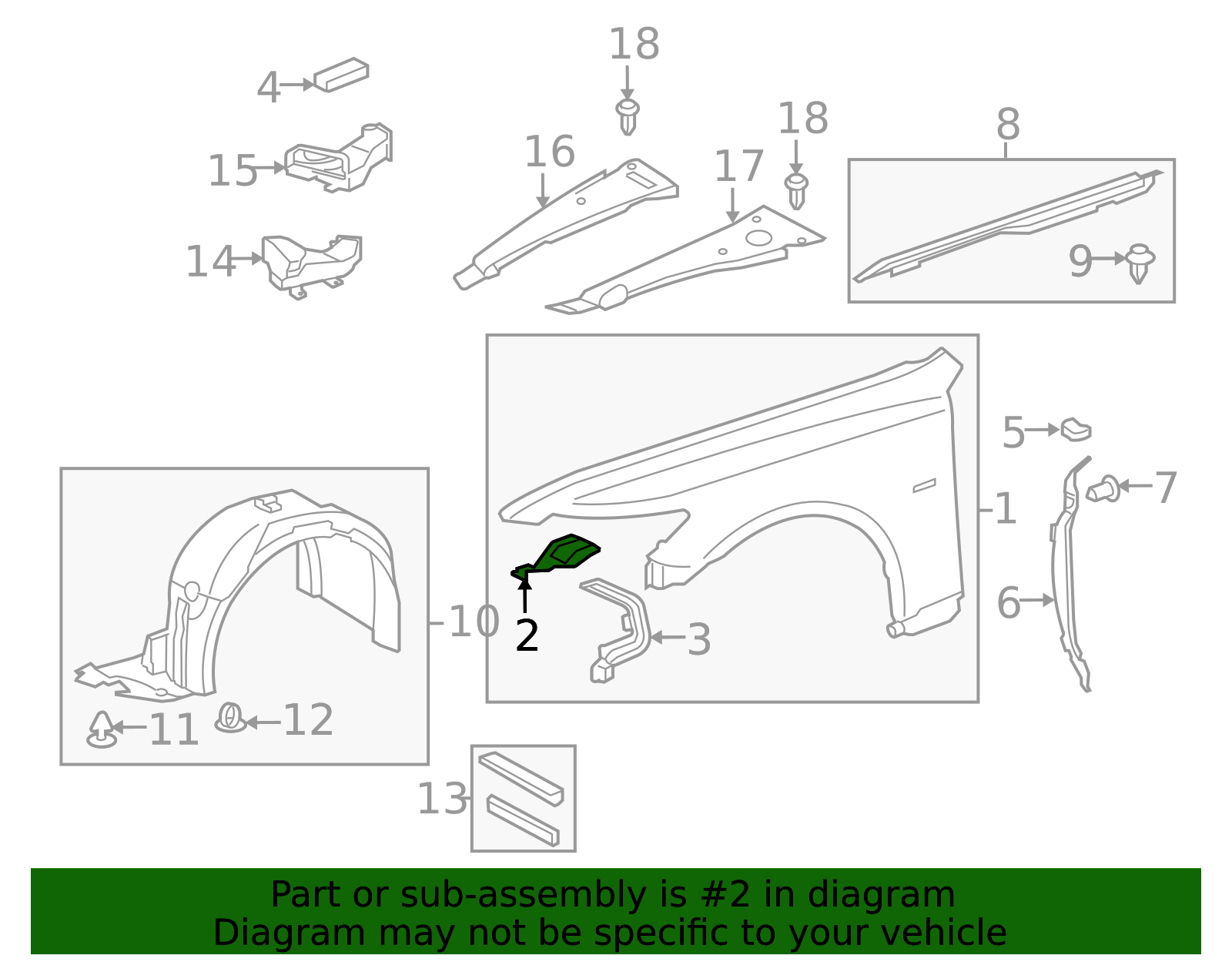 53804-50040 - High-Quality Fender Bracket for AutoNation Parts