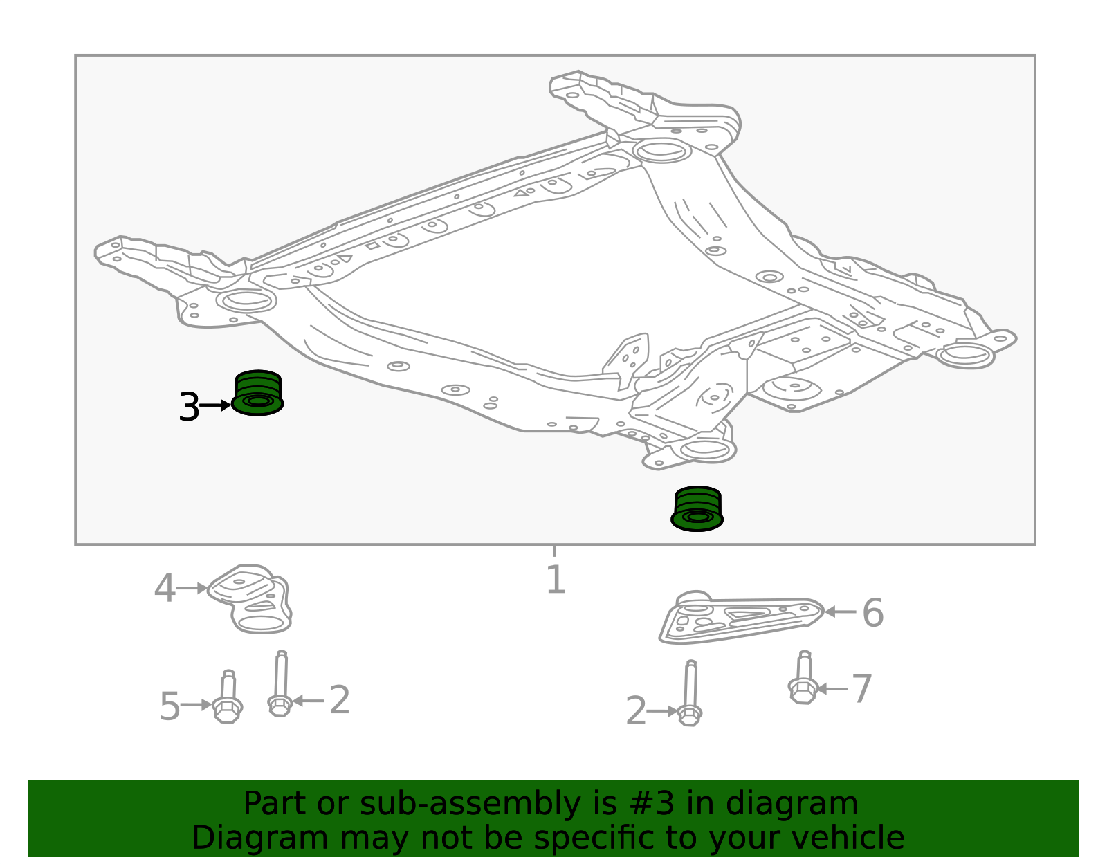 22960378 - High-Quality Drivetrain and Front Suspension Cradle Mount ...