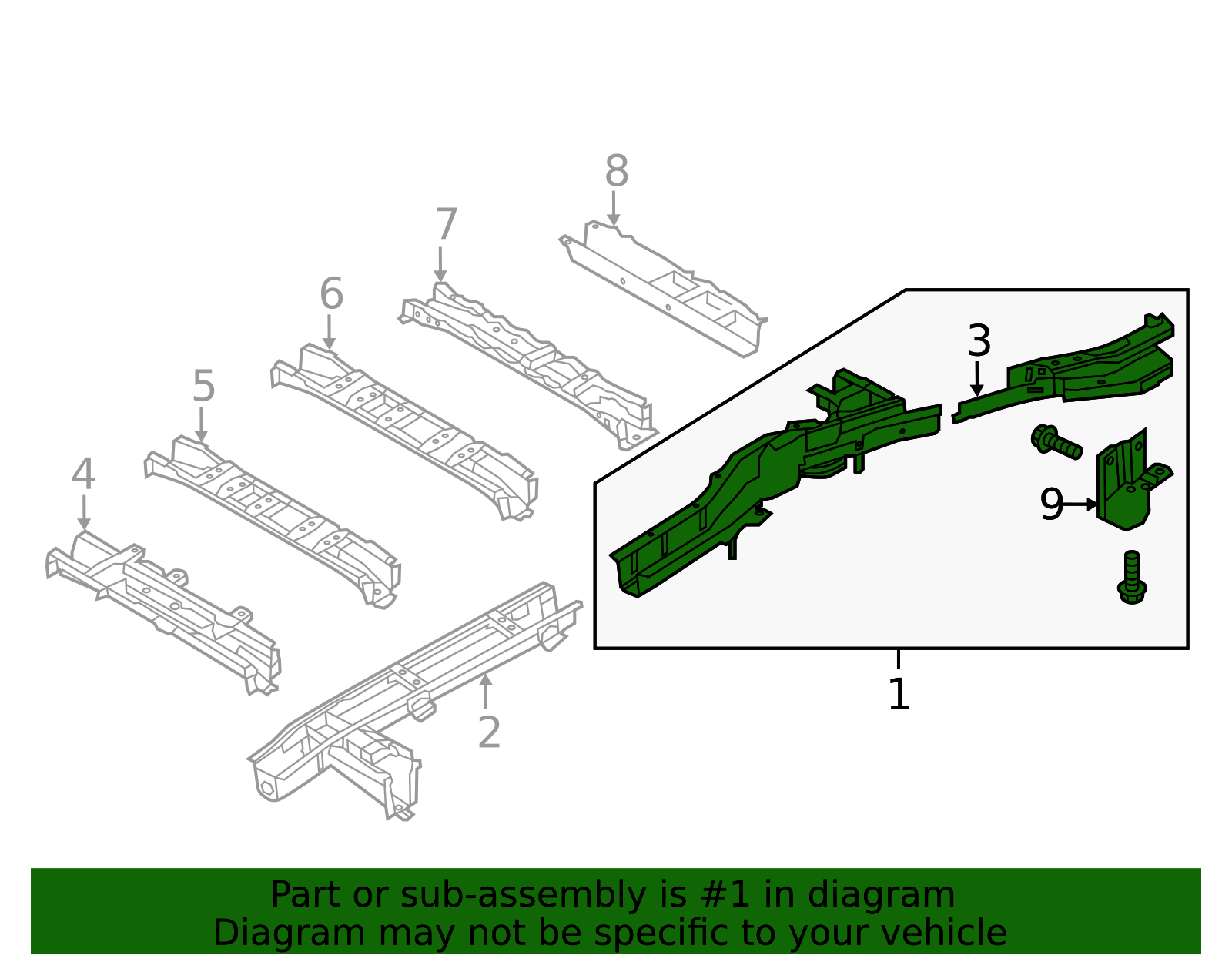 75511-1JA0A - High-Quality Rail Assembly for AutoNation Parts