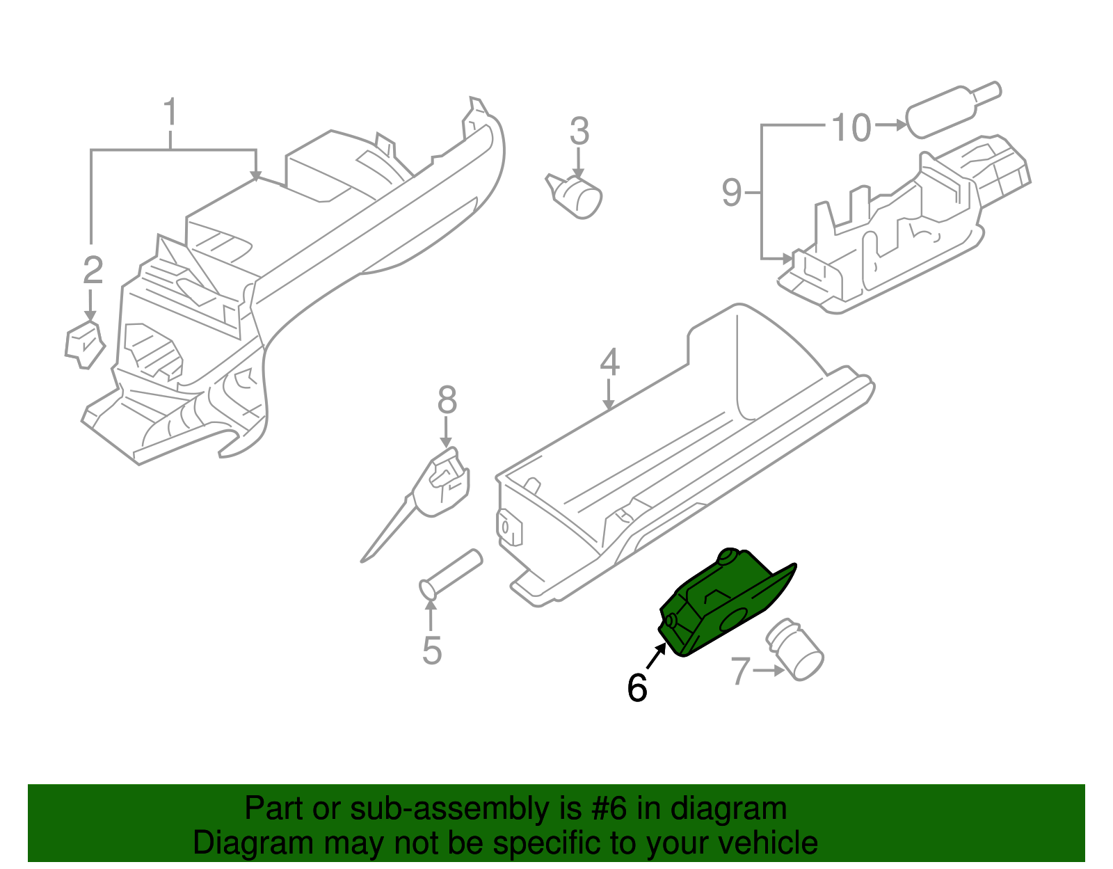 2015-2017 Volkswagen Jetta Handle 5C7-857-147-C-TU5 | VW Direct Auto Parts