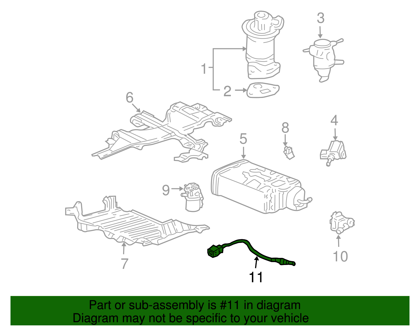 36531-PVF-A01 - Oxygen Sensor 2003-2004 Honda Pilot | Honda Parts Online