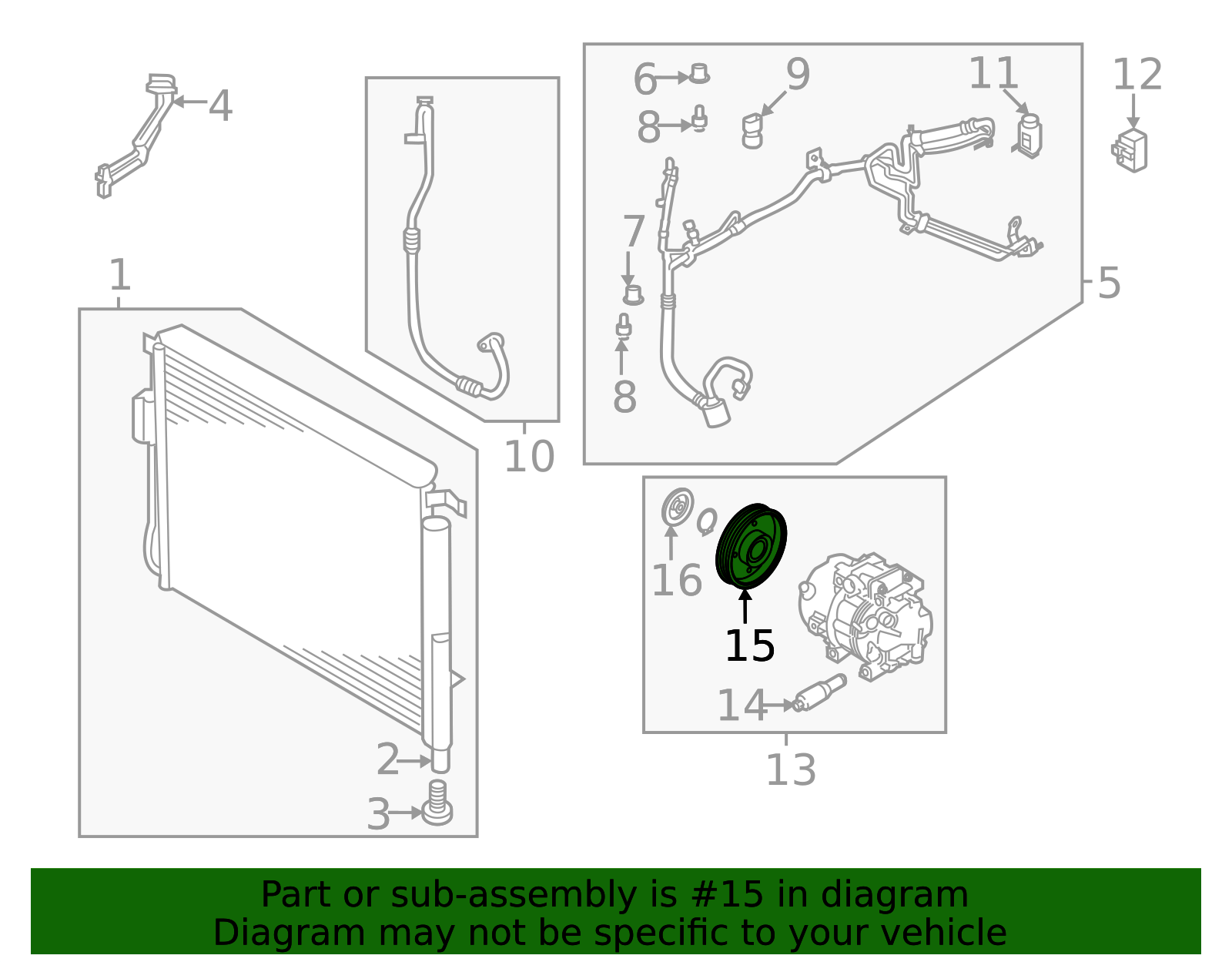 97643-R0100 - Pulley 2022-2026 Kia Carnival | Kia.Parts Store