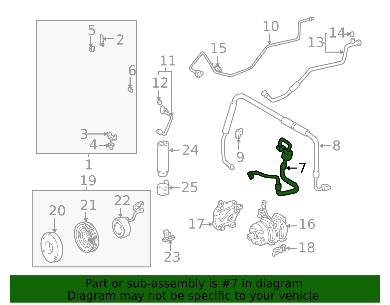2003-2006 Toyota Tundra 2003-2006 Toyota Tundra - Discharge Hose 88711 ...