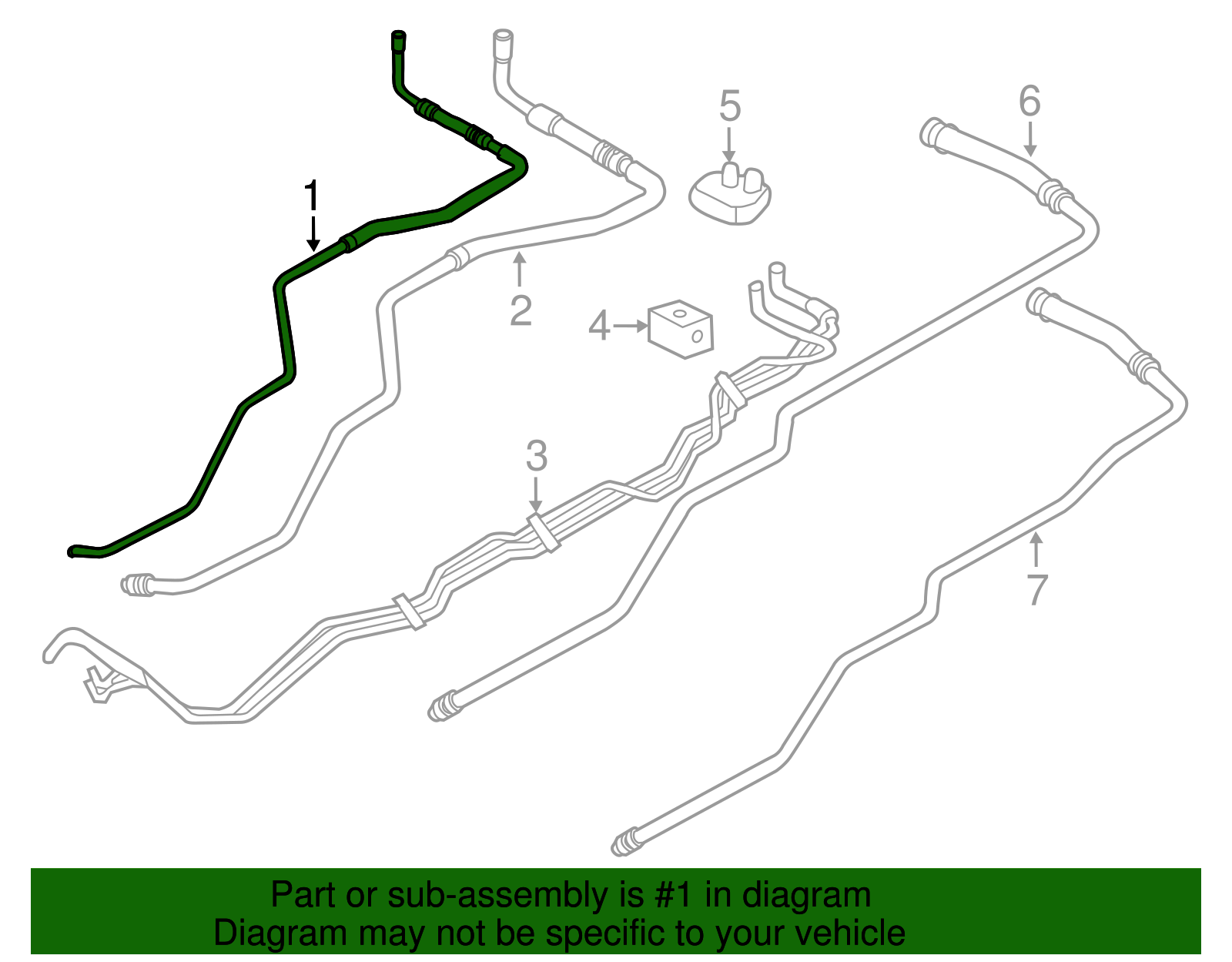 2015-2017 Ford AC Line FL1Z-19835-A | Ford OEM Parts Outlet
