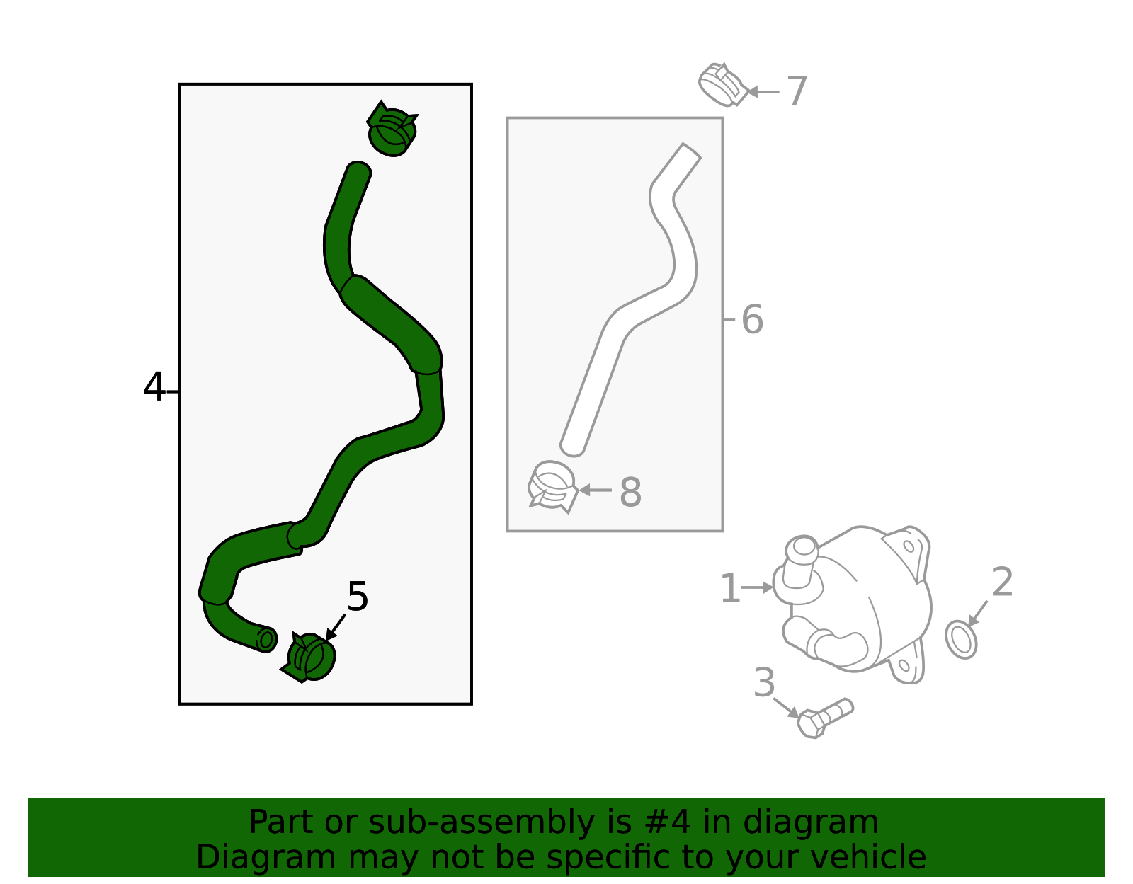 PYFB-15-18X - Upper Hose 2018-2025 Mazda CX-5 | Mazda-Parts